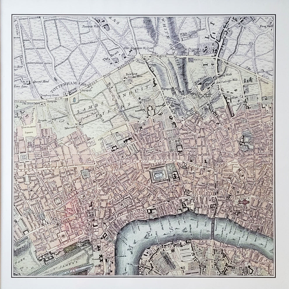 Old Folding Marble Map - John Rocque (1746) – Foundling Museum Shop