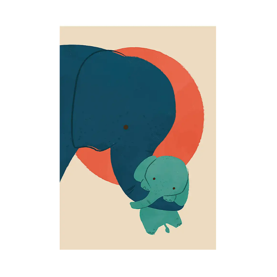 Baby Elephant greeting card – Foundling Museum