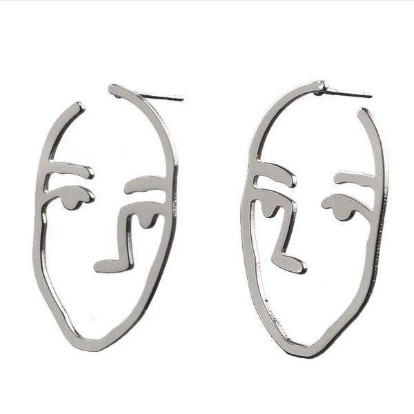 Stud Earring Portrait Face – Foundling Museum Shop